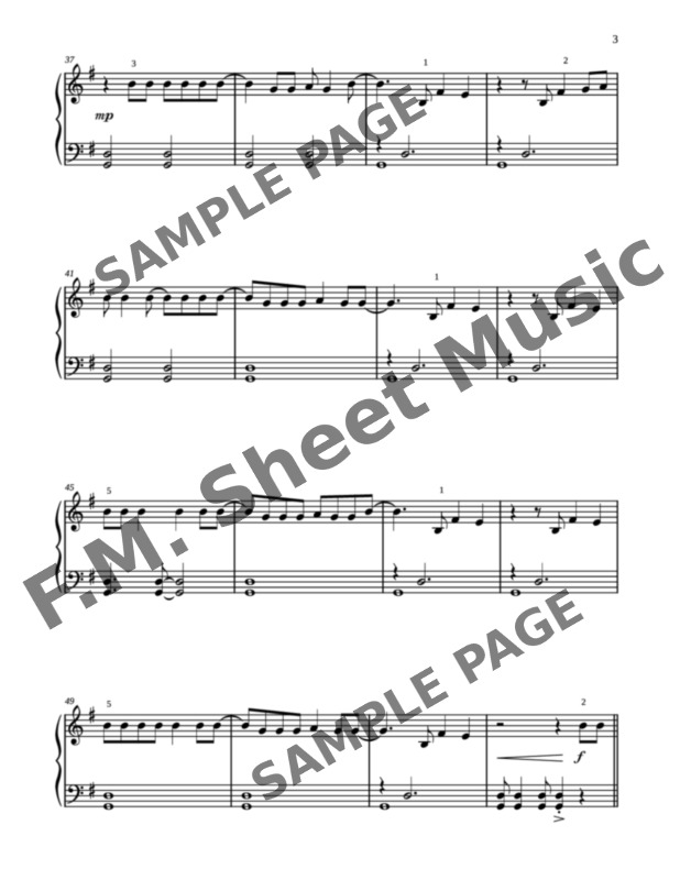 Pork and Beans (Easy Piano) By Weezer - F.M. Sheet Music - Pop Arrangements by Jennifer Eklund
